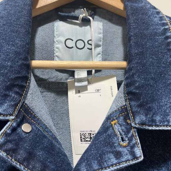 COS | Jackets & Coats | Nwt Cos Blue Denim Jacket | Poshmark